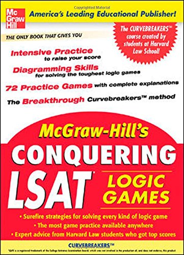 McGraw-Hill's Conquering LSAT Logic Games: Curvebreakers: 9780071468725: Amazon.com: Books