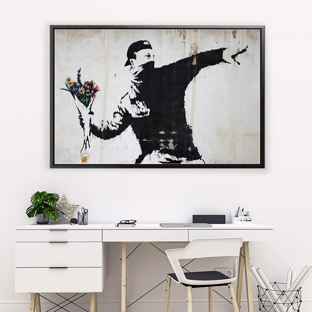 Banksy Flower Thrower Original