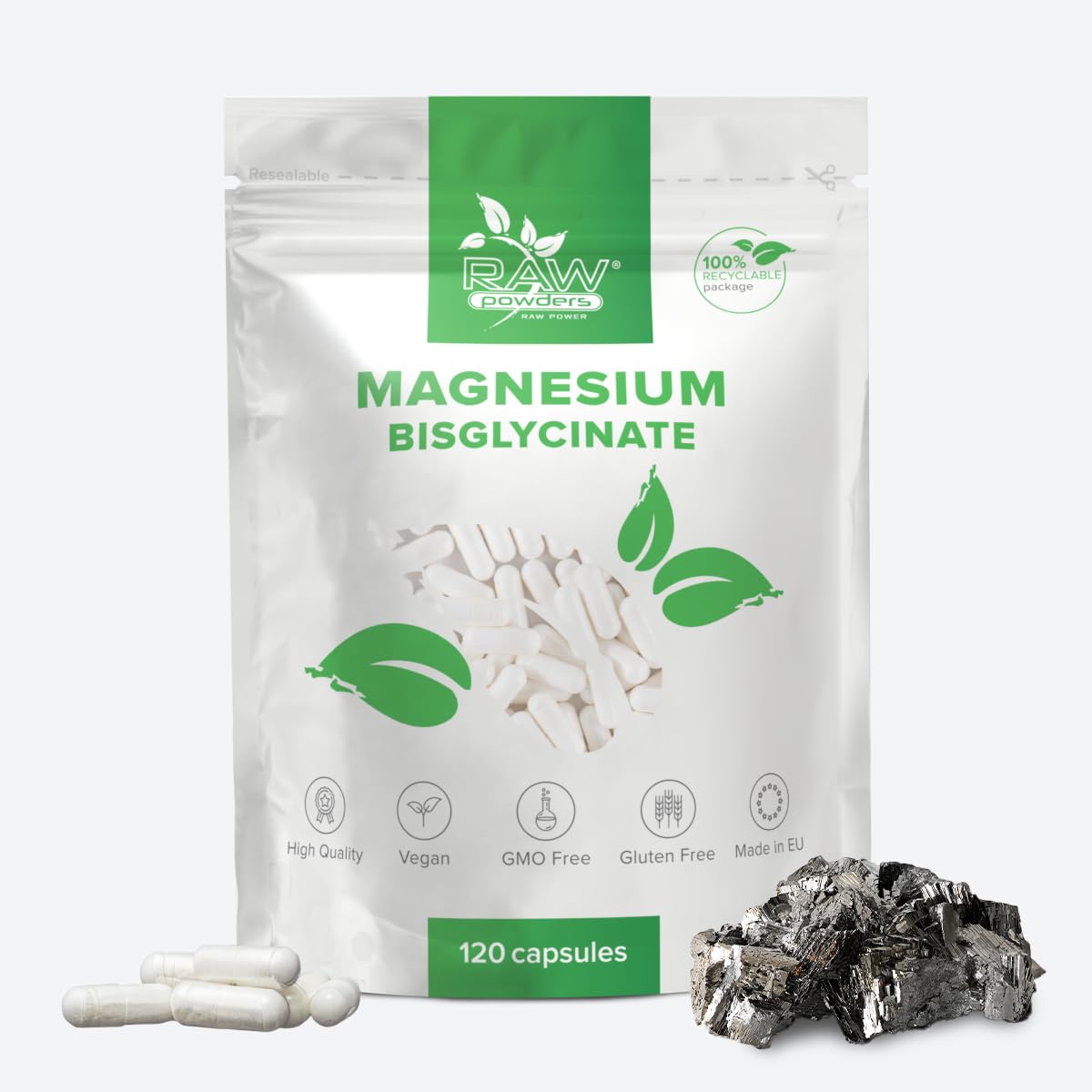 Buy Magnesium Glycinate - 1000mg of Magnesium - 120 High Strength s ...