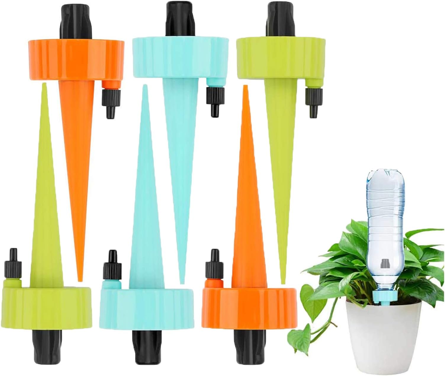 BKTAPP 8 Pack Plant Watering Stakes Automatic Plant Waterers for Indoor ...