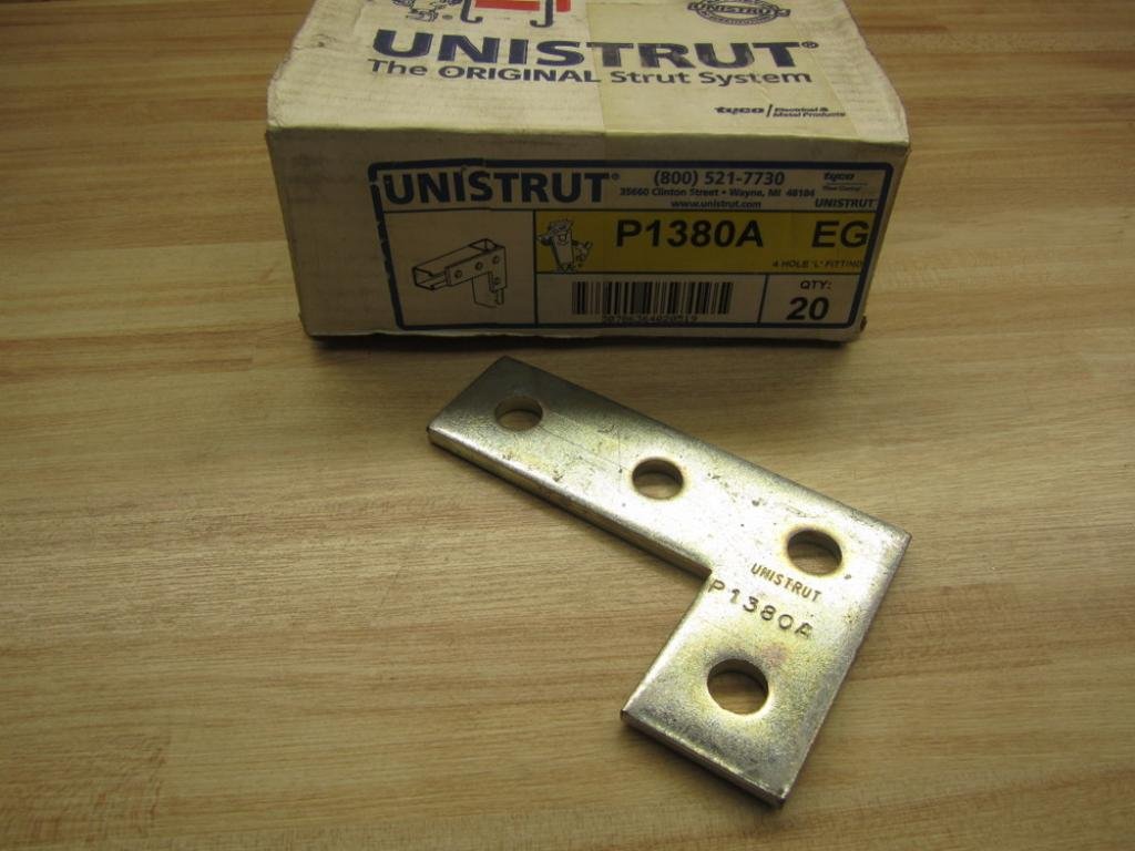 Amazon.com: Unistrut P1380A EG Flat Plate Fitting (Pack of 20 ...