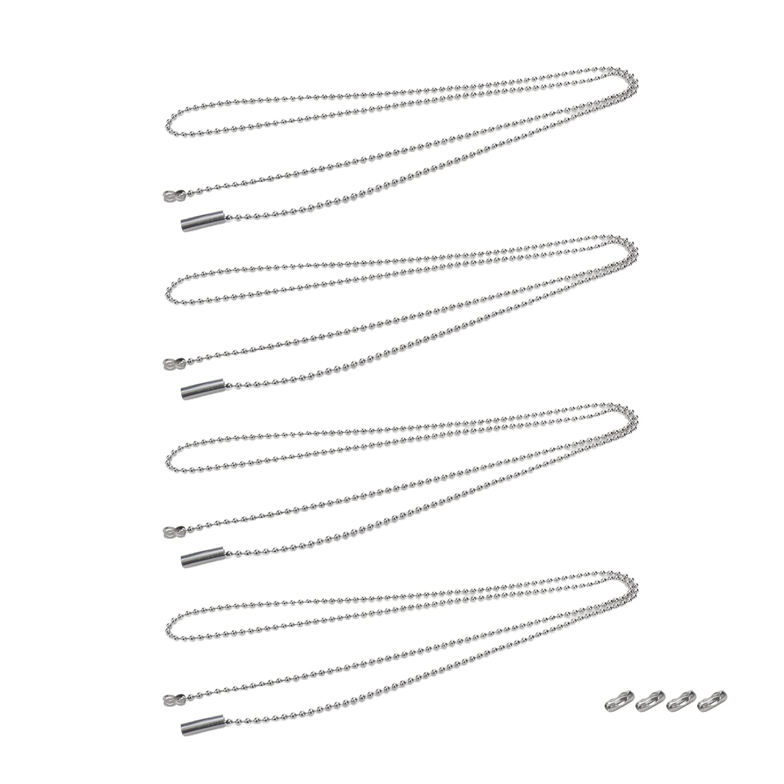 Snapklik.com : KUMGROT 4 PCS Ball Pull Chain Extension 3 Feet (1 Meter ...