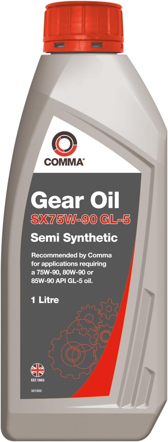 Comma SX1L 1L SX75W-90 GL-5 Semi-Synthetic Gear Oil : Amazon.co.uk ...