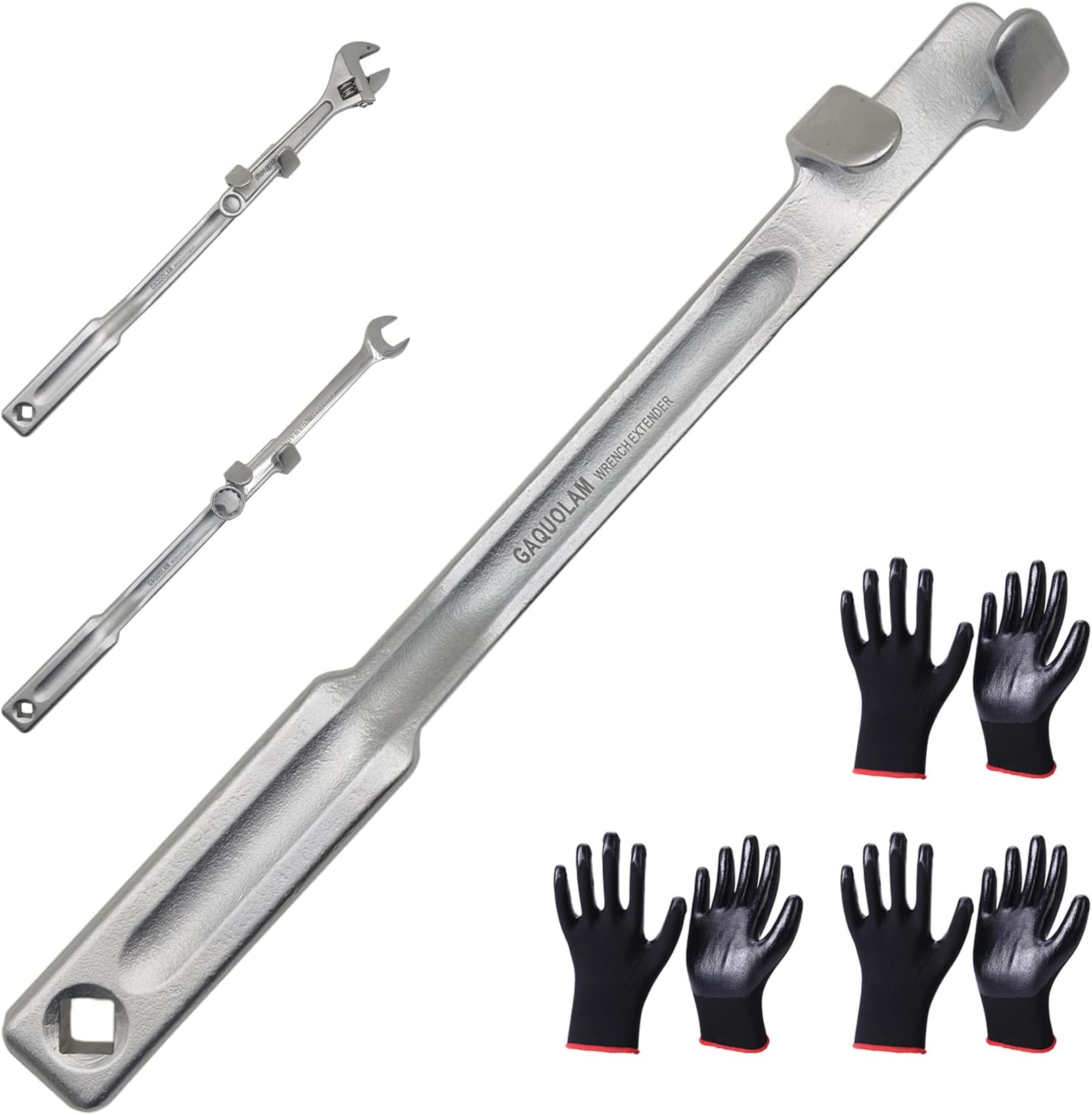 Wrench Extender Bar, 13.4 Inch Wrench Extension Tool for Extra Leverage ...