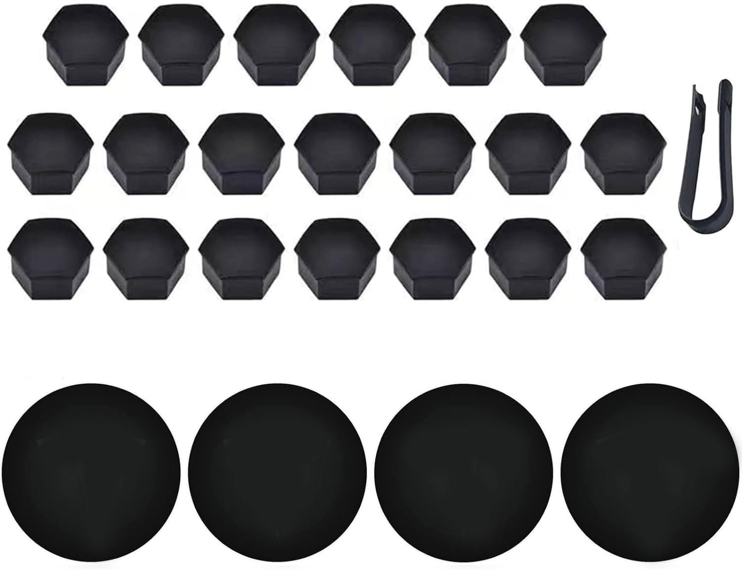 Amazon.com: Suleto Car Wheel Center Hub Cap Kit Compatible with Wheel ...