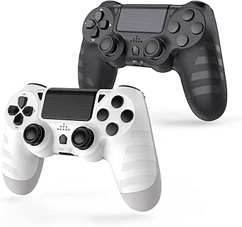DYONDER 2-Pack Wireless Controllers for PS4/Pro/Slim & PC – 1000mAh ...