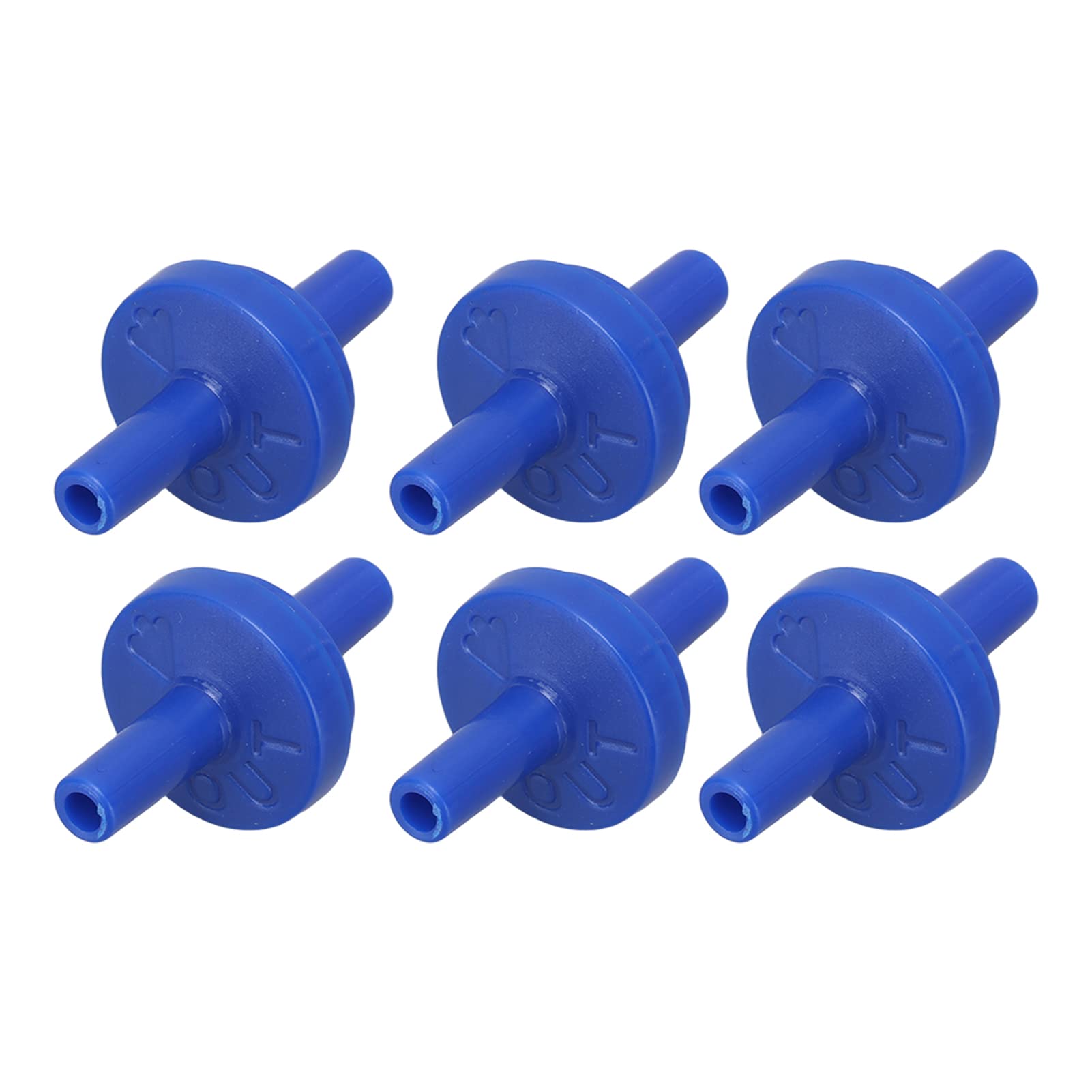 One Way Check Valve, 10Pcs Anti Backflow Check Valve One Way PP Plastic ...