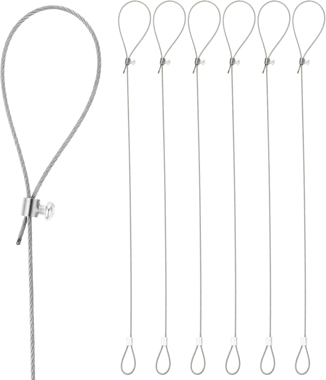 Amazon.com: 6Pcs Stainless Steel Gate Pull Cord Gate Latch Cable Pull ...