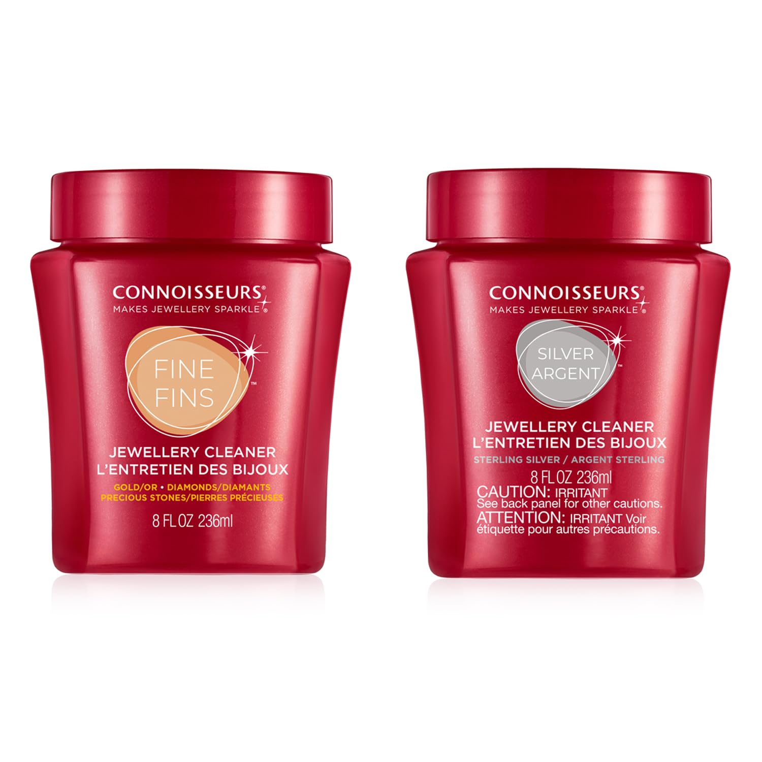 Connoisseurs’ Ultimate Jewelry Cleaning Bundle: Gold and Silver 8FL OZ ...