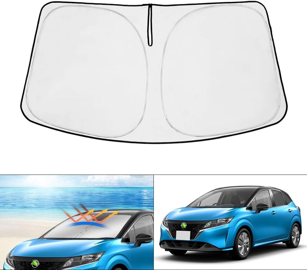 Amazon | KEGILUH 日産 ノート E13/e-POWER 2020~ 日産 シルフィ B17 2012~ 日産 マーチ K13 2010~ 対応 遮光フロントシェード フロント ...