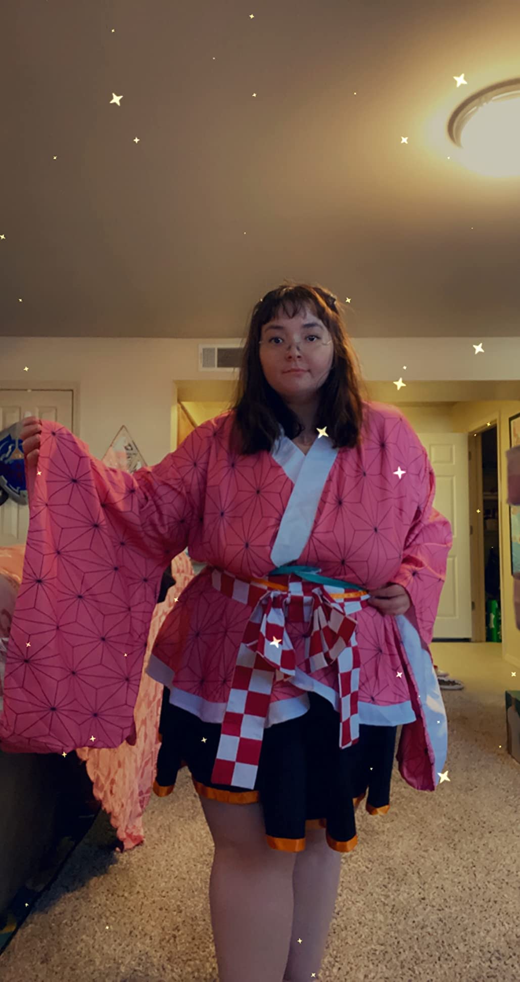 $8/mo - Finance ZIXUN Hashibira Inosuke Cosplay Costume Women's Kimono ...