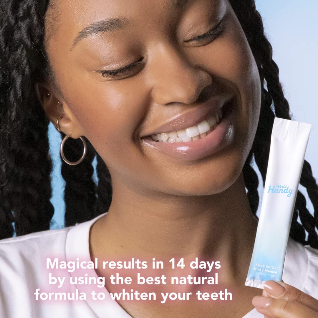 Merci Handy – 100% Natural Oil Pulling Teeth Whitening Kit – 14 Day ...