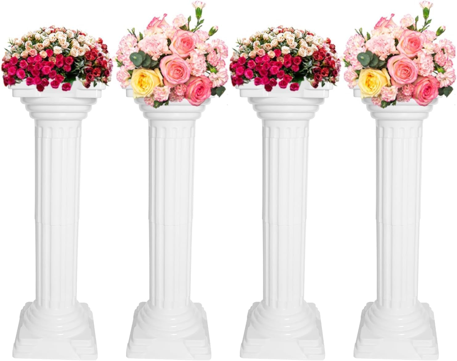 Amazon.com: Elegant 4Pcs Roman Column Set - 34 Inch Plastic Greek ...