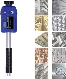 Portable Leeb Hardness Tester for Metals, 360° Durometer with High ...