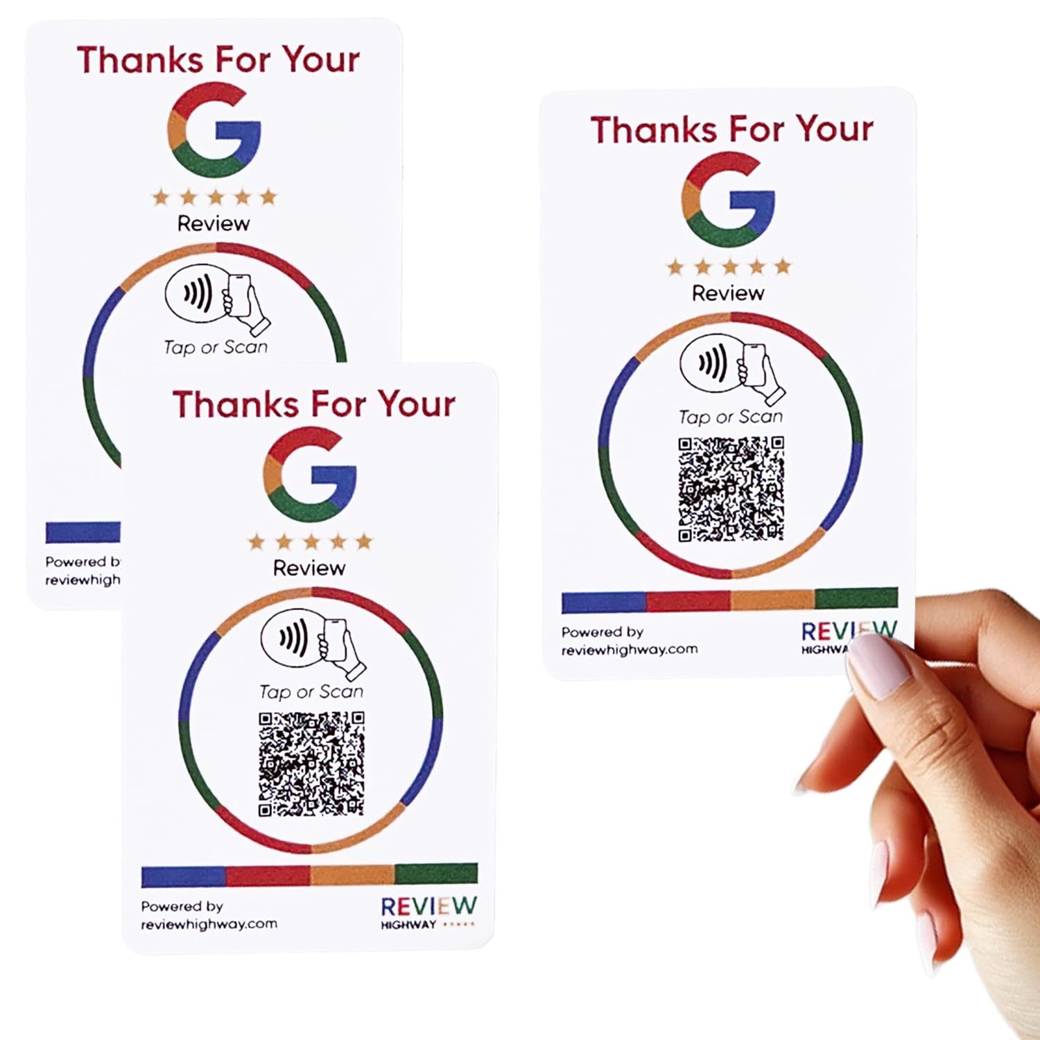 Amazon.com: Google Review Tap Card (3-Pack) - Boost Business Review ...