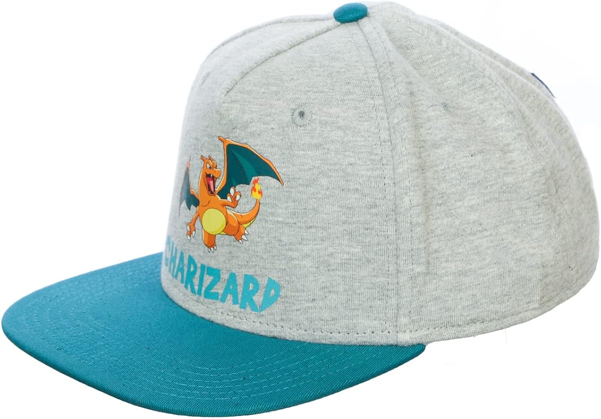 Amazon.com: Pokémon Charizard Kids Jersey Cap with Contrast Twill Brim ...
