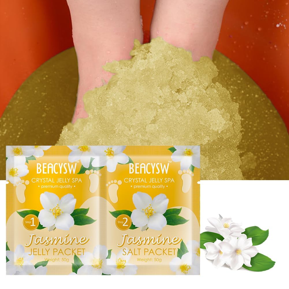 Amazon.com: Jelly Spa Bath, Jelly Pedicure Foot Soak Packets, Foot Bath ...
