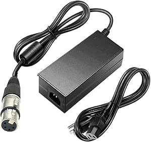 Amazon.com: 4 pin XLR Power Supply 12V,12v5a Power Supply with 4-pin XLR for Power Pro Cameras ...