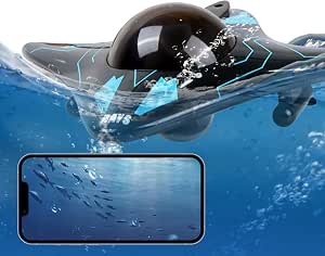 fisca RC Boot mit Kamera App Drahtlose Steuerung, 6 CH Wasserdichtes ...