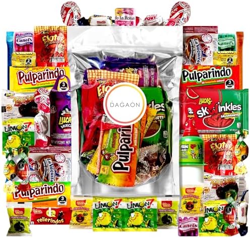 Amazon.com : Mexican Candy Variety Pack 120 pieces, Authentic Dulces ...