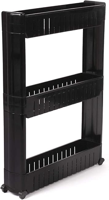 Amazon.com: IdeaWorks 3 Tier Slide Out Storage Tower Laundry / Kitchen ...