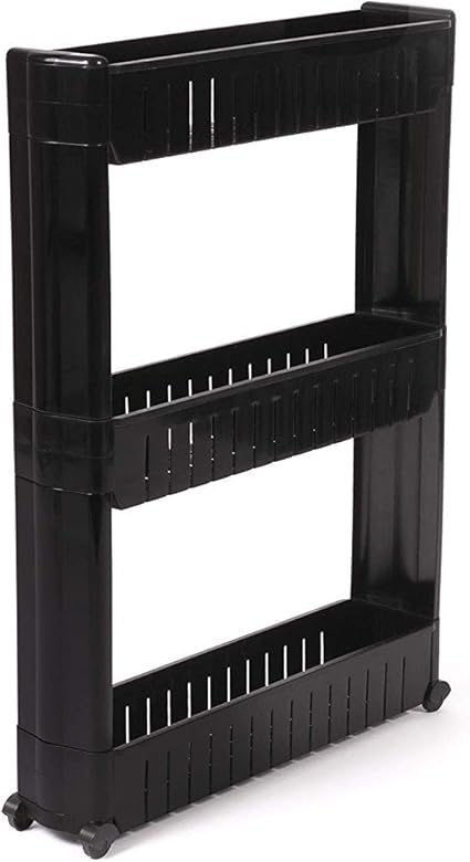 Amazon.com: IdeaWorks 3 Tier Slide Out Storage Tower Laundry / Kitchen ...