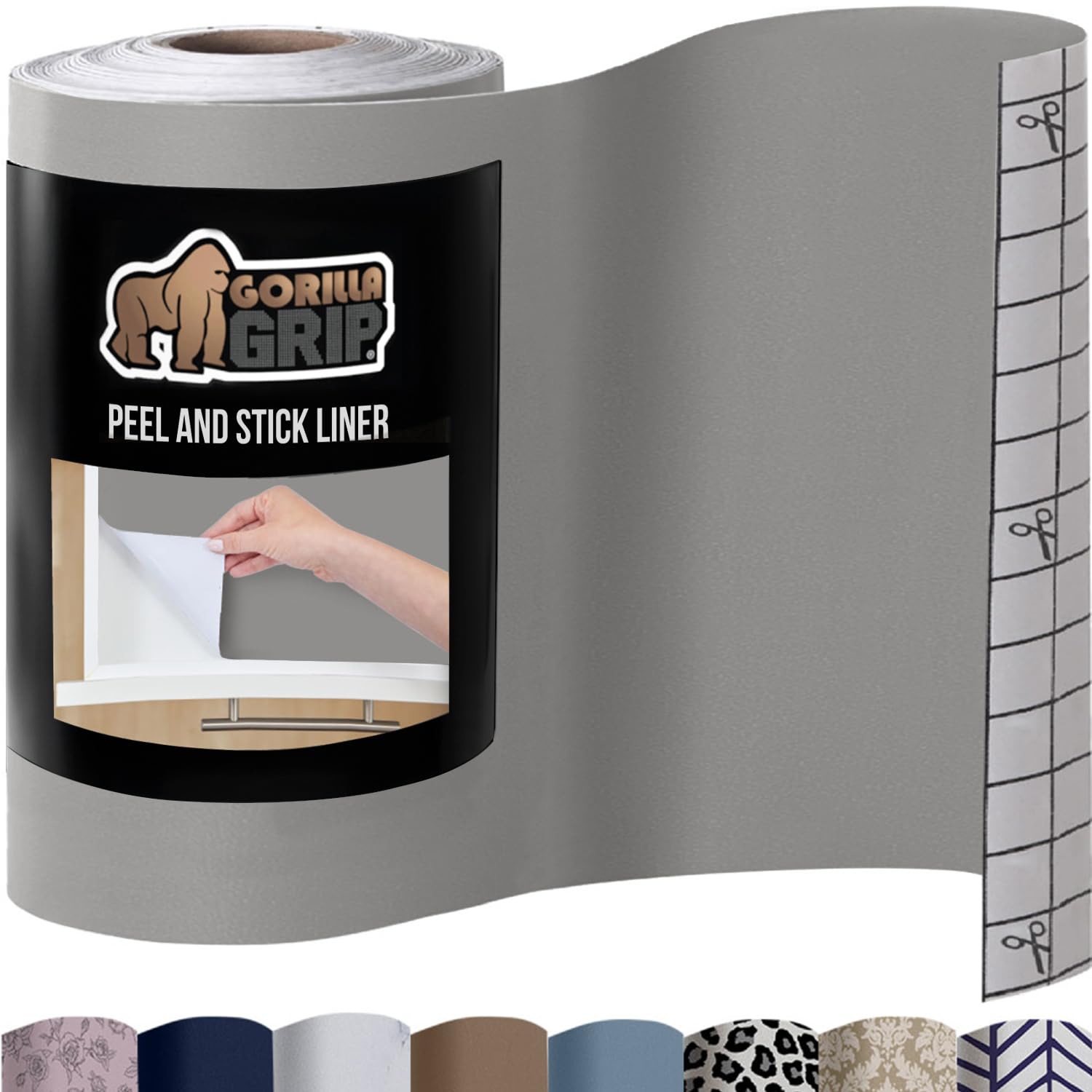 Amazon.com - Gorilla Grip Adhesive Removable Liner for Drawers, Shelves ...