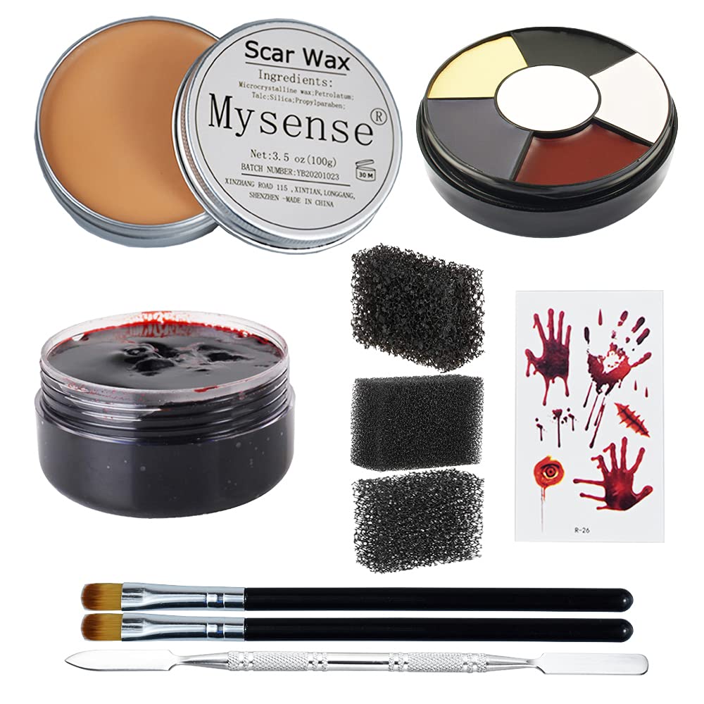 Buy Mysense 3.5Oz(100g) Nose and Wax SFX Zombie Make Up Special Effects ...