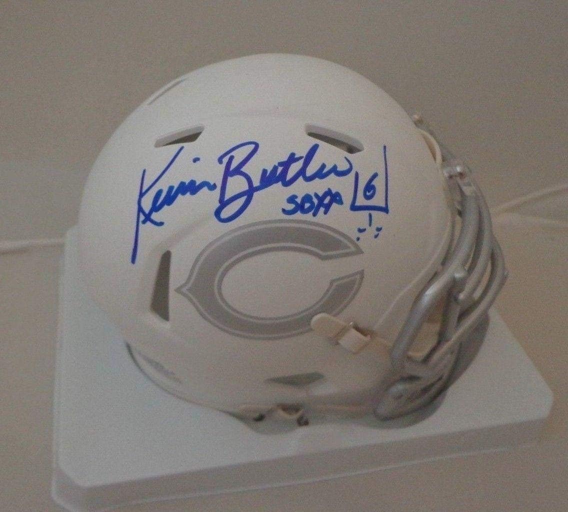 Amazon.com: Signed Kevin Butler Mini Helmet - White Ice 85 SB XX Proof ...