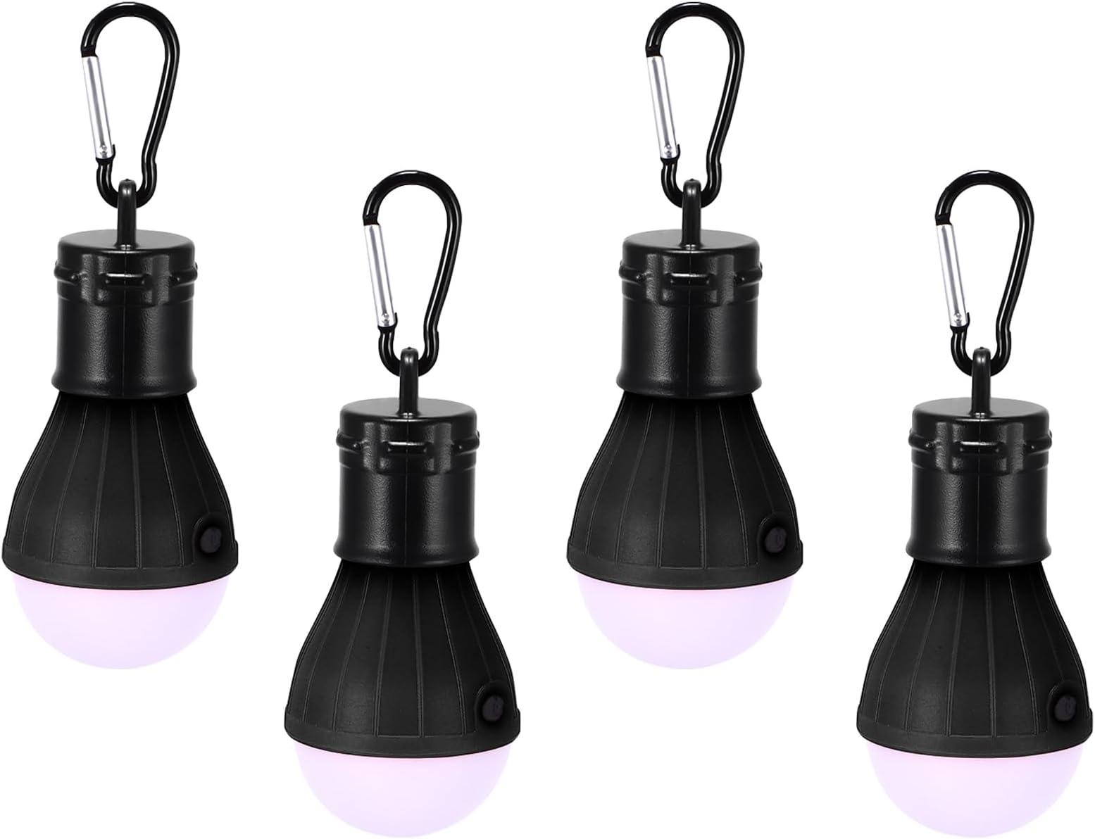 Camping Lights, Tent Lights with Carabiner Clips - Waterproof Portable ...