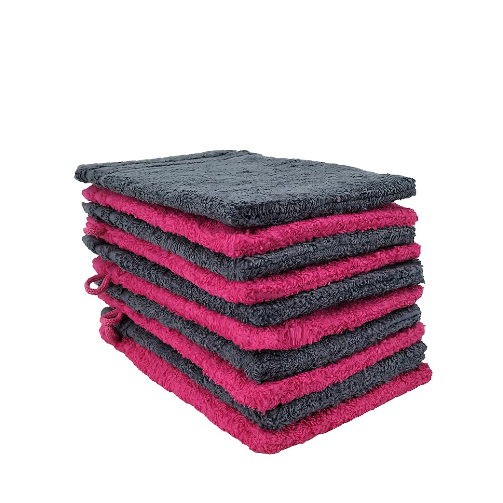 Gant Toilette Absorbant Lot De 10 Gants De Toilette 100% Coton - 14x22 ...