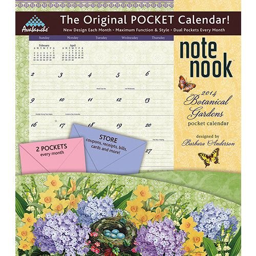 Botanical Gardens 2014 Note Nook Calendar: 9781469400556: Amazon.com: Books