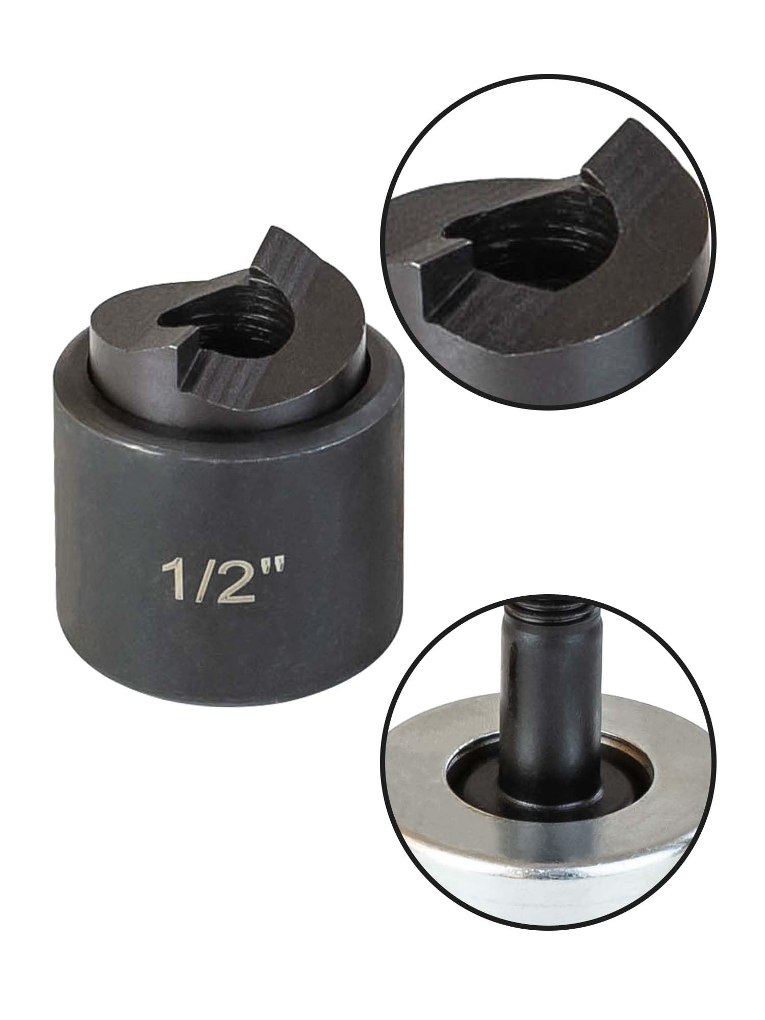 Snapklik.com : UTZIKO 1/2" Conduit Knockout Punch Unit