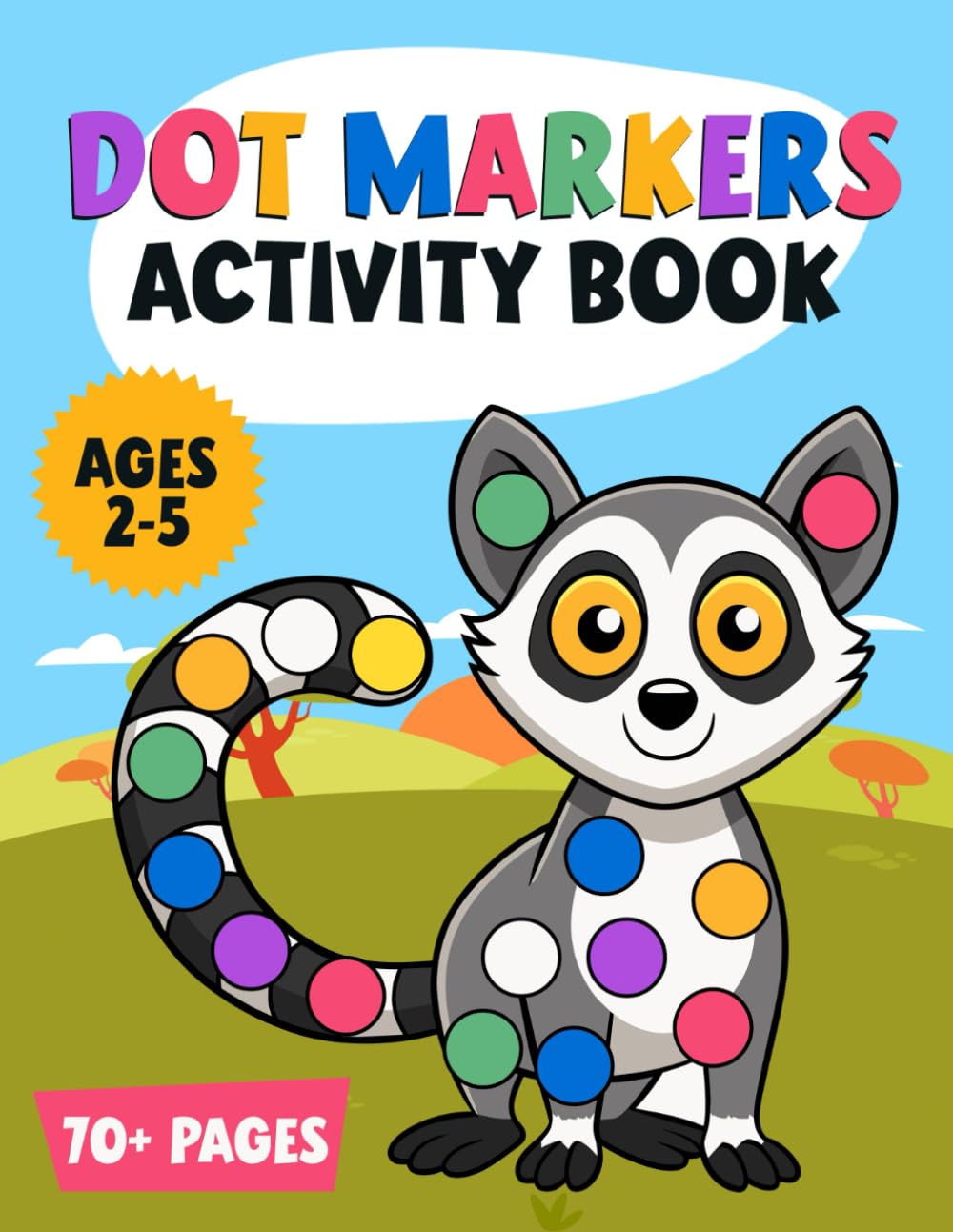 Wild Animals Dot Markers Activity Book: Easy And Fun Doubers Coloring ...