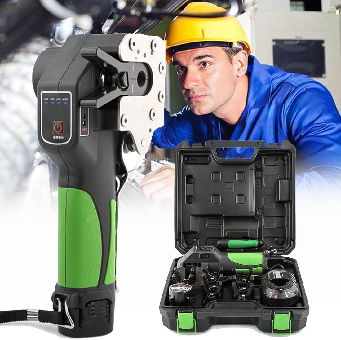 Amazon.com: MINGHANGK Cordless Copper Pipe Expander Tool Electric ...