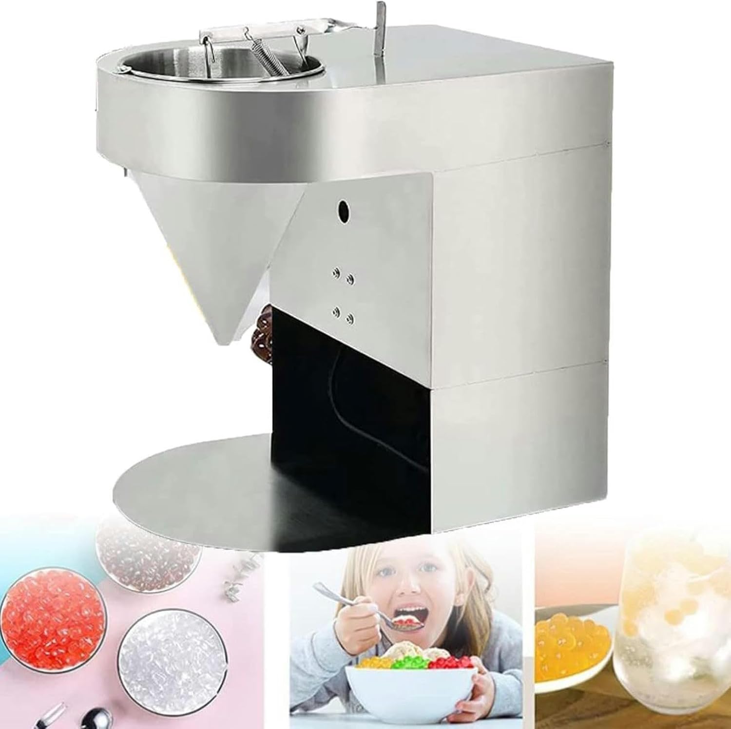 Amazon.com: Bubble Milk Tea Ball Making Machine, 50kg/h Tapioca Pearl ...