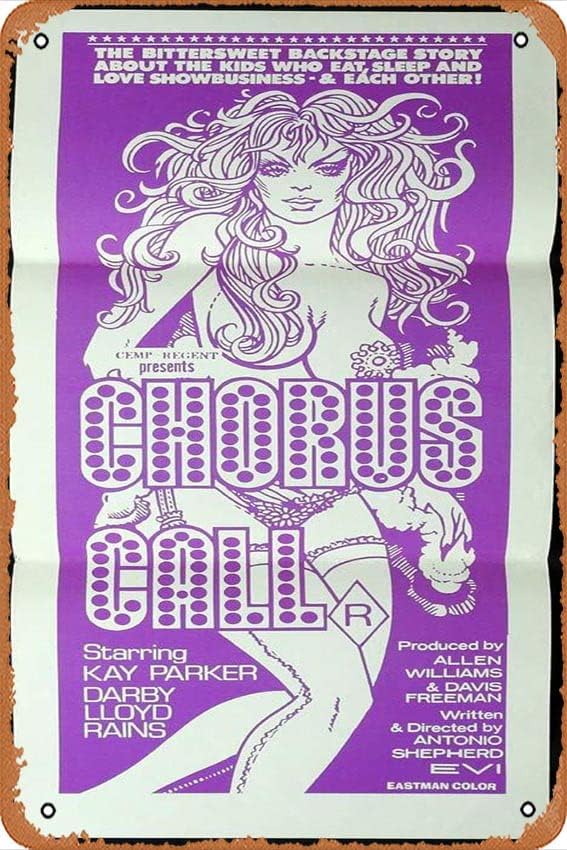 Zuhhgii Vintage Classic Old Movie CHORUS CALL Original daybill Movie ...