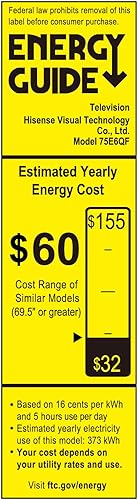 Amazon.com: Hisense 75" E6 Cinema Series Hi-QLED 4K UHD Smart Fire TV ...