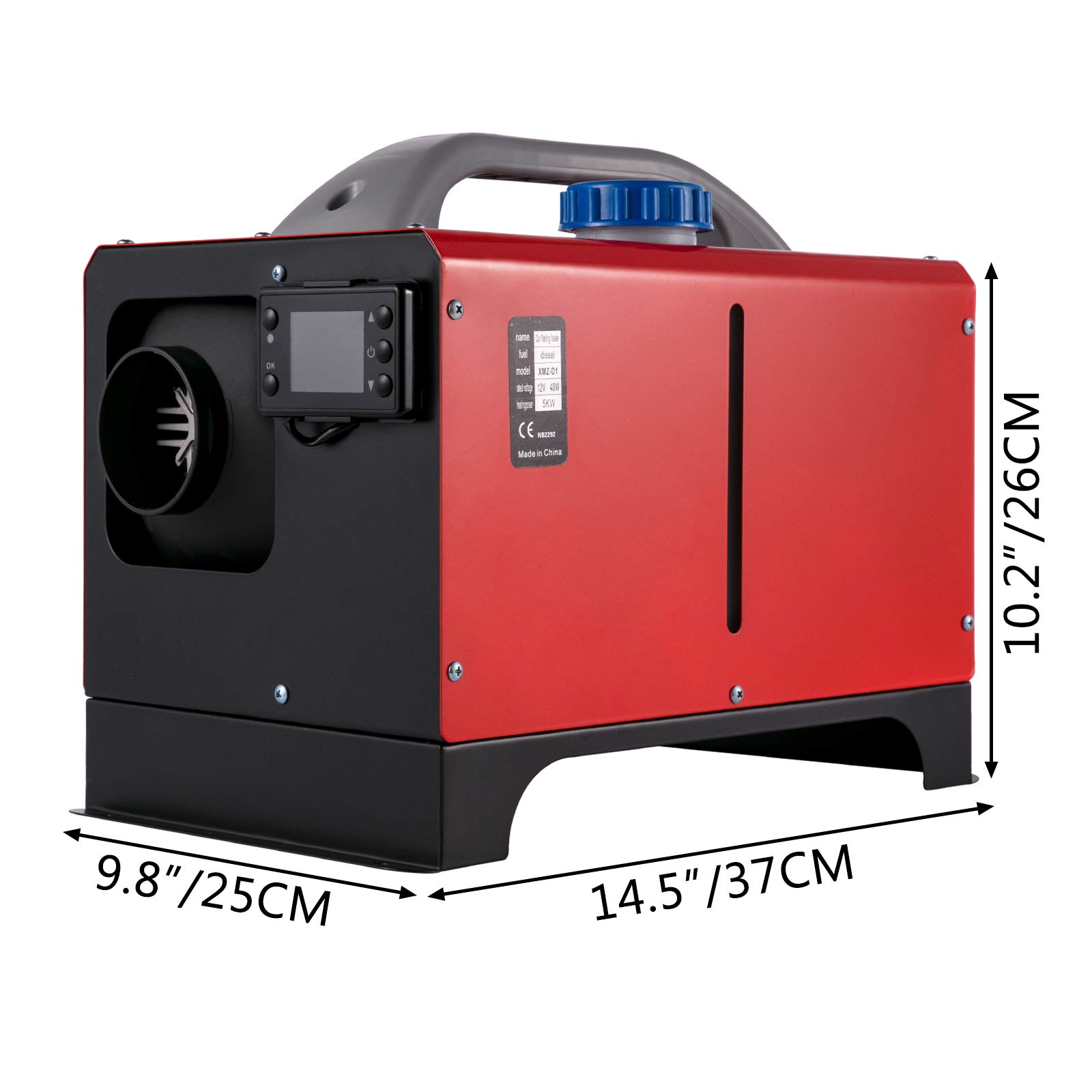 VEVOR Diesel Air Heater, 5KW 12V Parking Heater, Mini Truck Heater ...