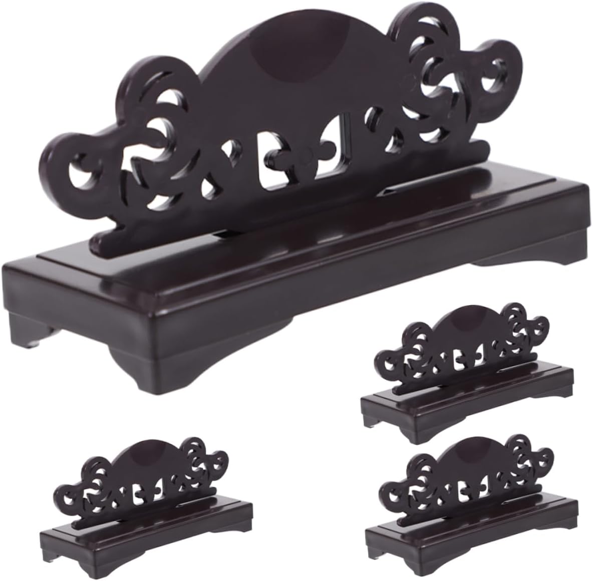 Amazon.com: HOOTNEE Folding Fan Display Stand 4-Pack Decorative Hand ...