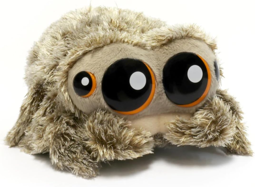 Amazon.com: Cute Jumping Spider Plush Toy, Salticidae Springspinnen ...