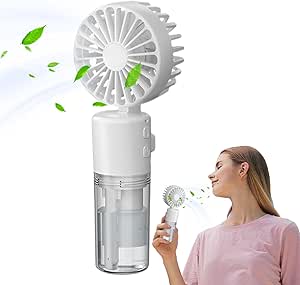 Water Mist Fan | Rechargeable Water Mist Spray Fan - Foldable Portable ...
