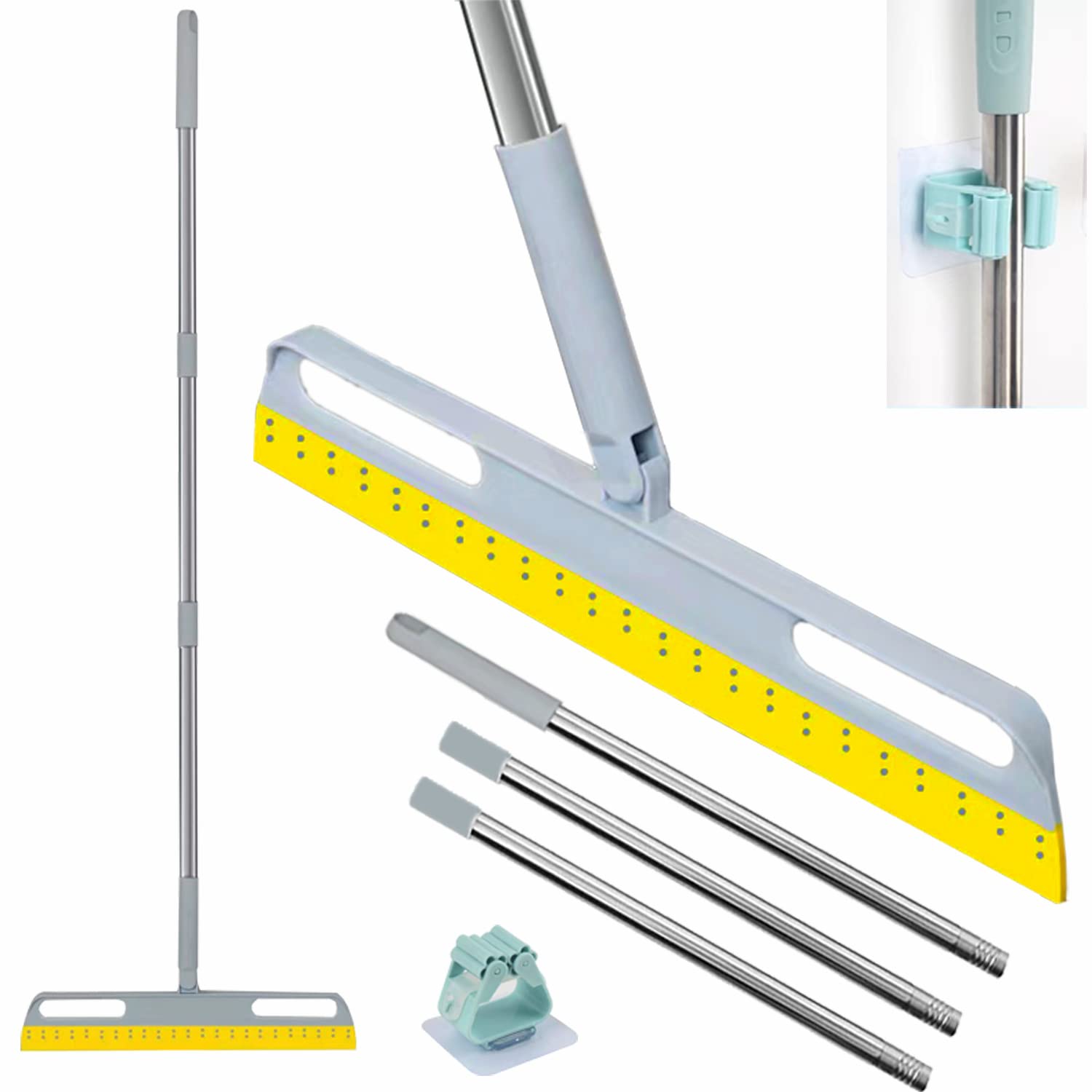 Wonglea Multifunction Magic Broom- Rubber Floor Squeegee,Squeeze ...