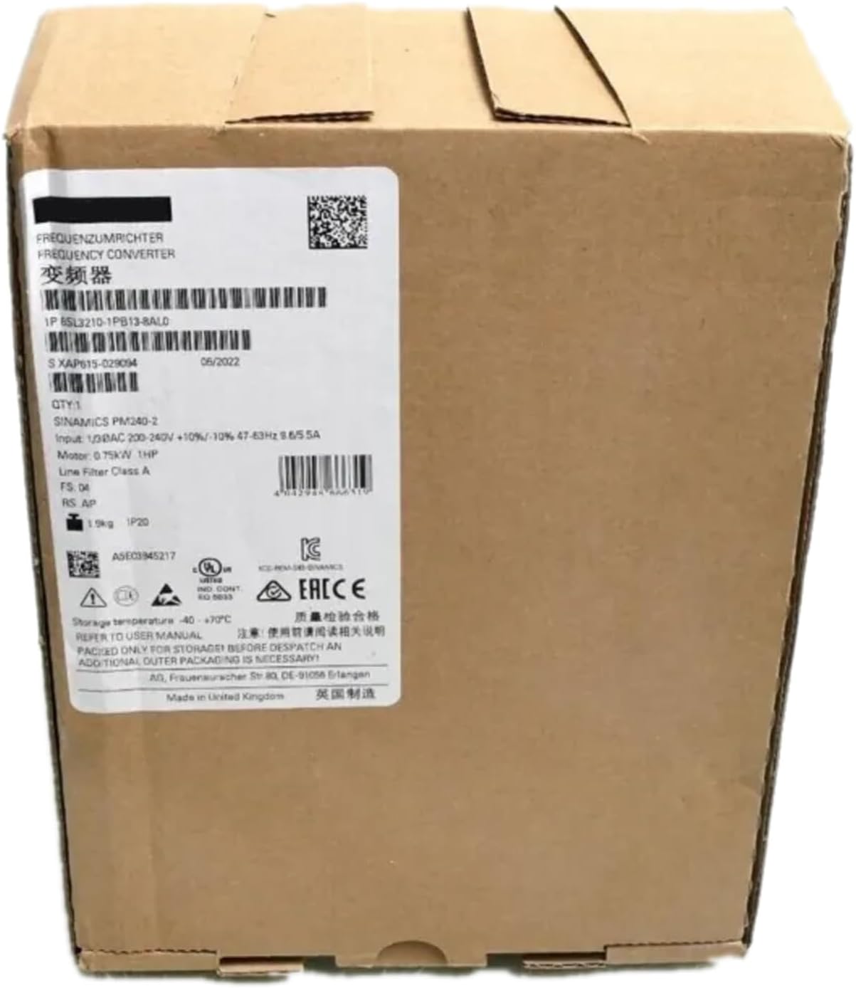 Amazon.com: 6SL3210-1PB13-8AL0 6SL32101PB138AL0 Sealed in Box with ...