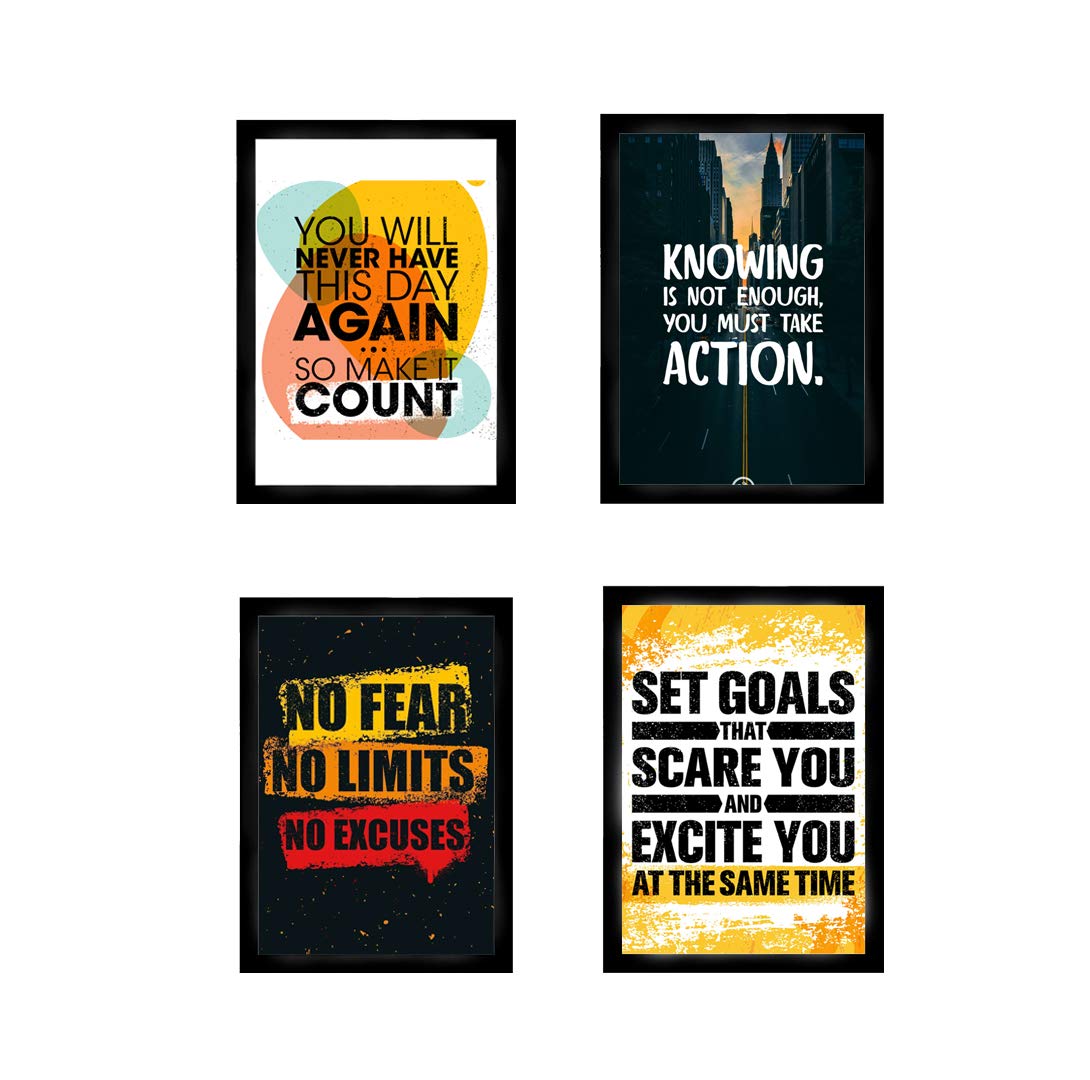 Buy I2 Frames In A4 Size Photo Frame For Set Of 4 Motivational Quote buy-i2-frames-in-a4-size-photo-frame-for-set-of-4-motivational-quote