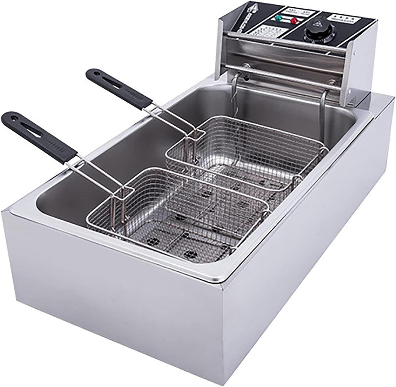 Electric Deep Fryer 22L Tank Deep Fat Fryer Temperature Control Up to ...