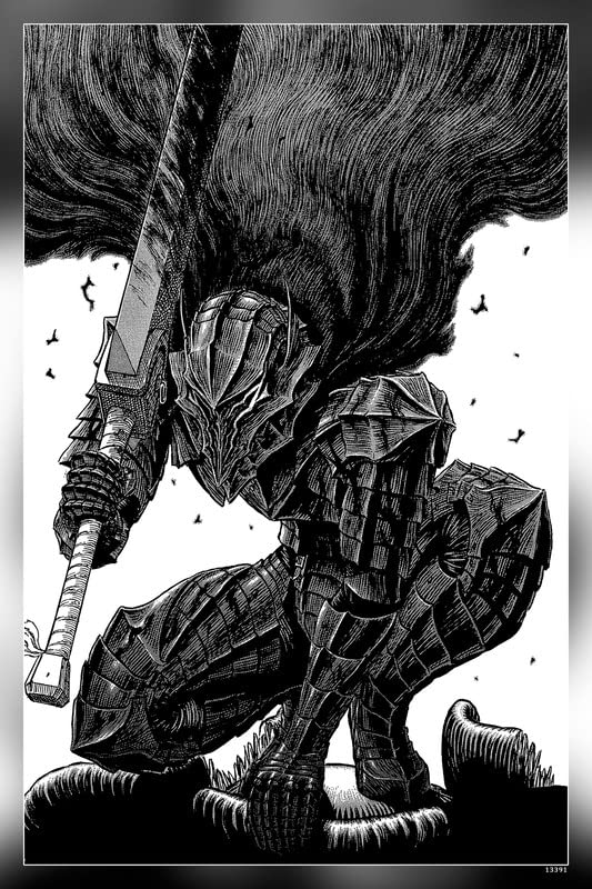 POSTERDADDY Berserk Guts Matte Finish Paper Poster Print 12 x 18 Inch ...