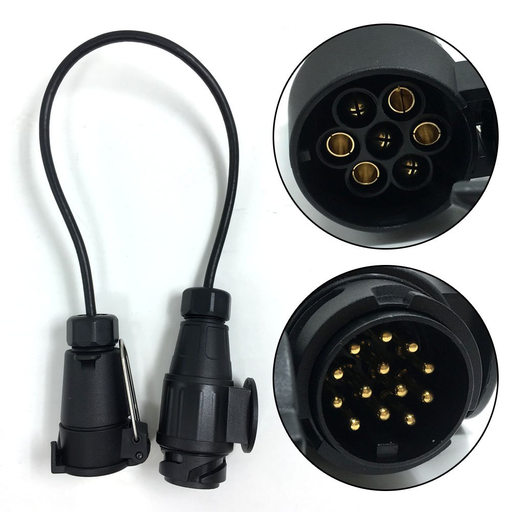 Buy SmartSpec 13 pin to 7 pin towing adaptor Lead Converter with Cable ...