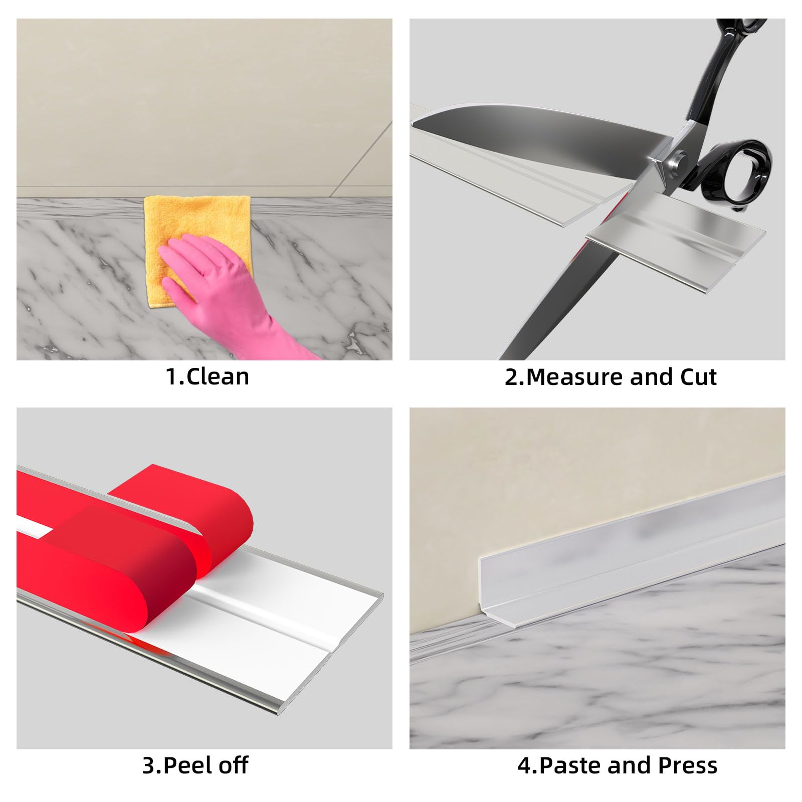 Snapklik.com : Wall Corner Protector, 16inch X 36FT Peel And Stick Wall ...