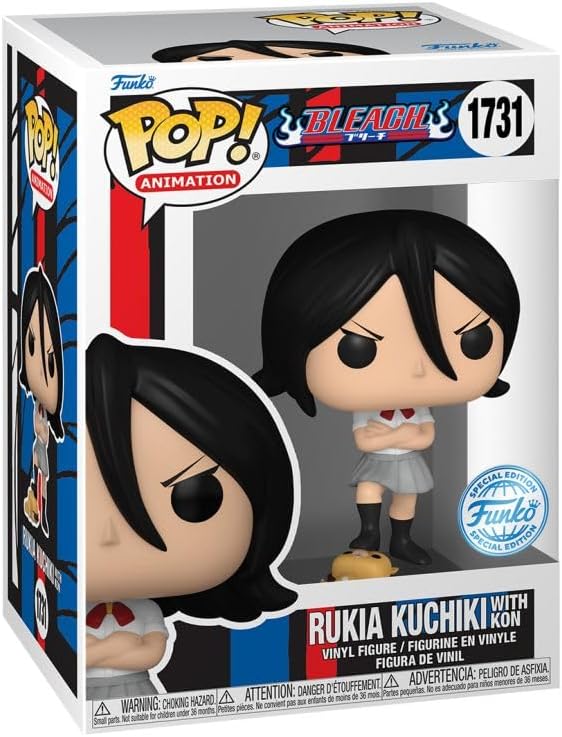 Amazon.com: Funko Pop Rukia Kuchiki with Kon Special Edition 1731 ...
